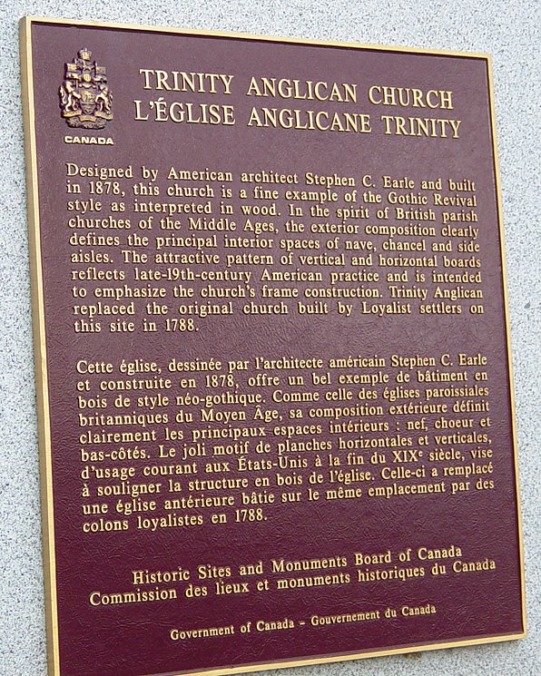 Trinity Anglican Church, Digby: History